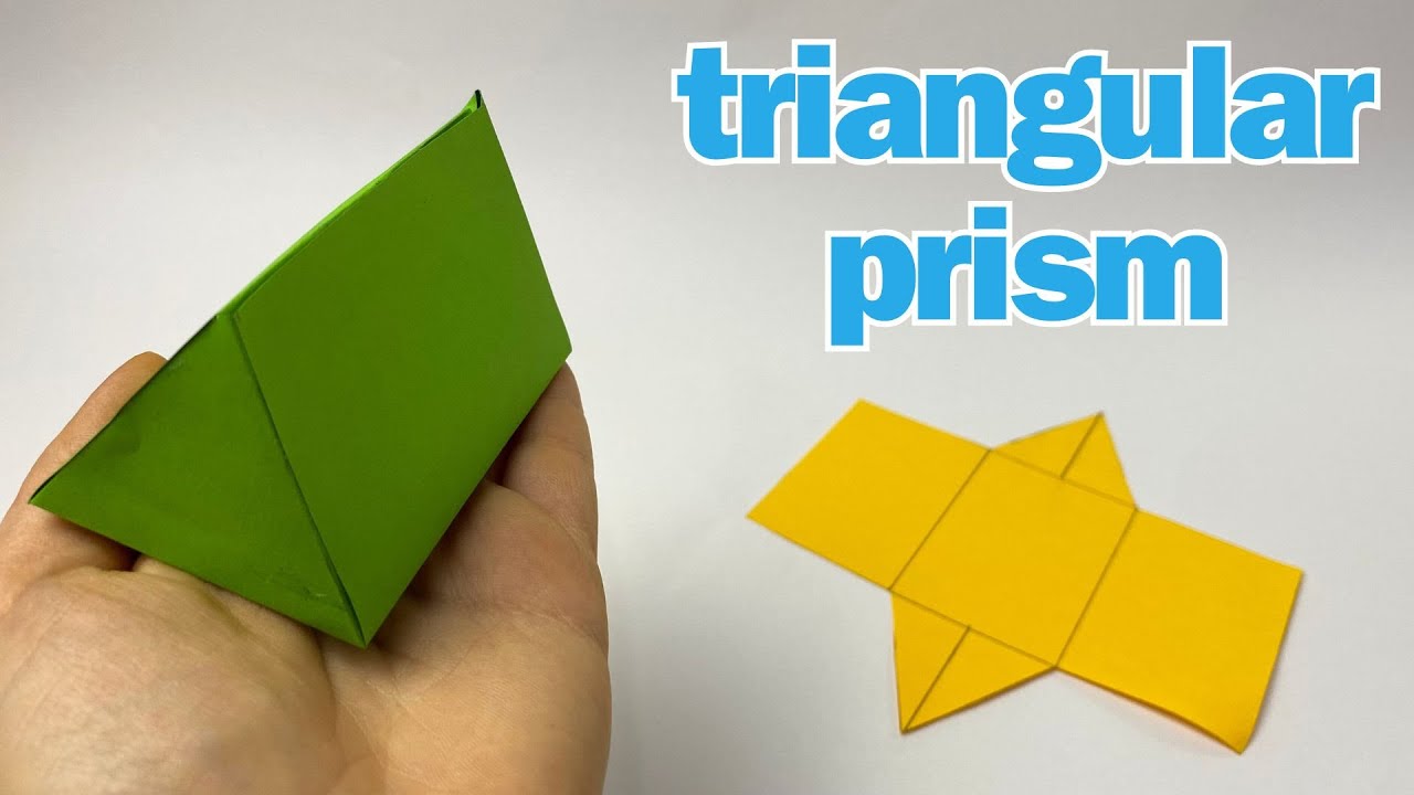 Easyway To Make Triangular Prism Paper Triangular Prism Making YouTube easyway-to-make-triangular-prism-paper-triangular-prism-making-youtube