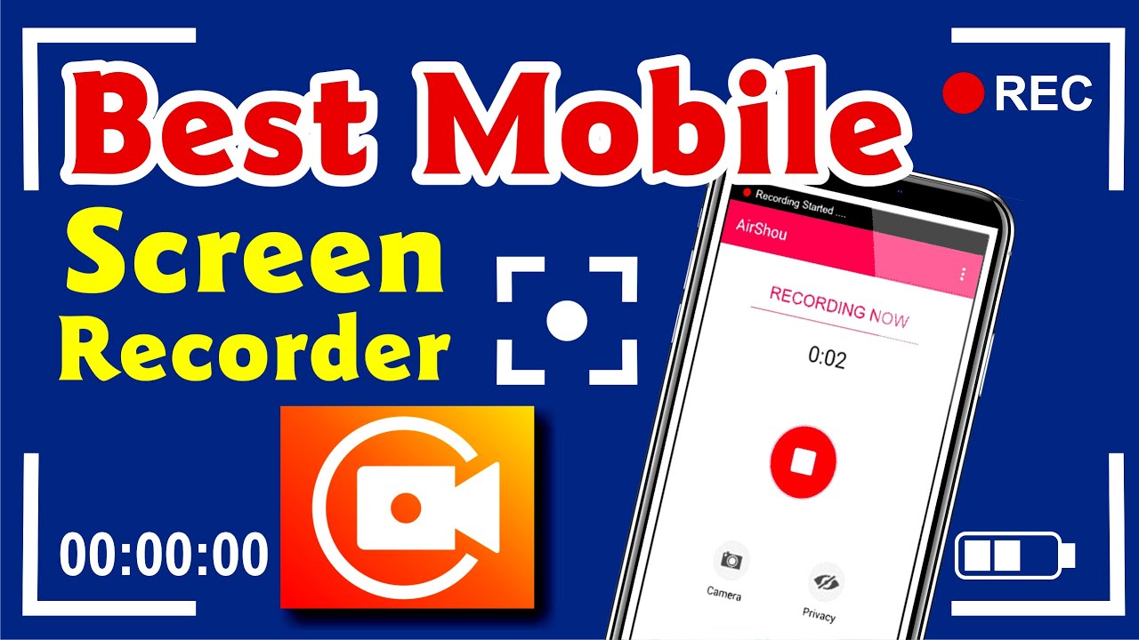 Best Mobile Screen Recorder | Screen Recorder for Android With Internal ...