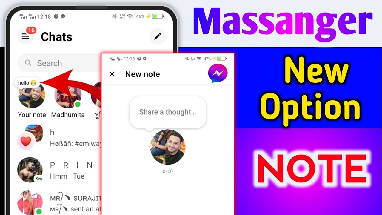 Massanger new Update 2023 | How To Use Messenger Note | Massager New ...