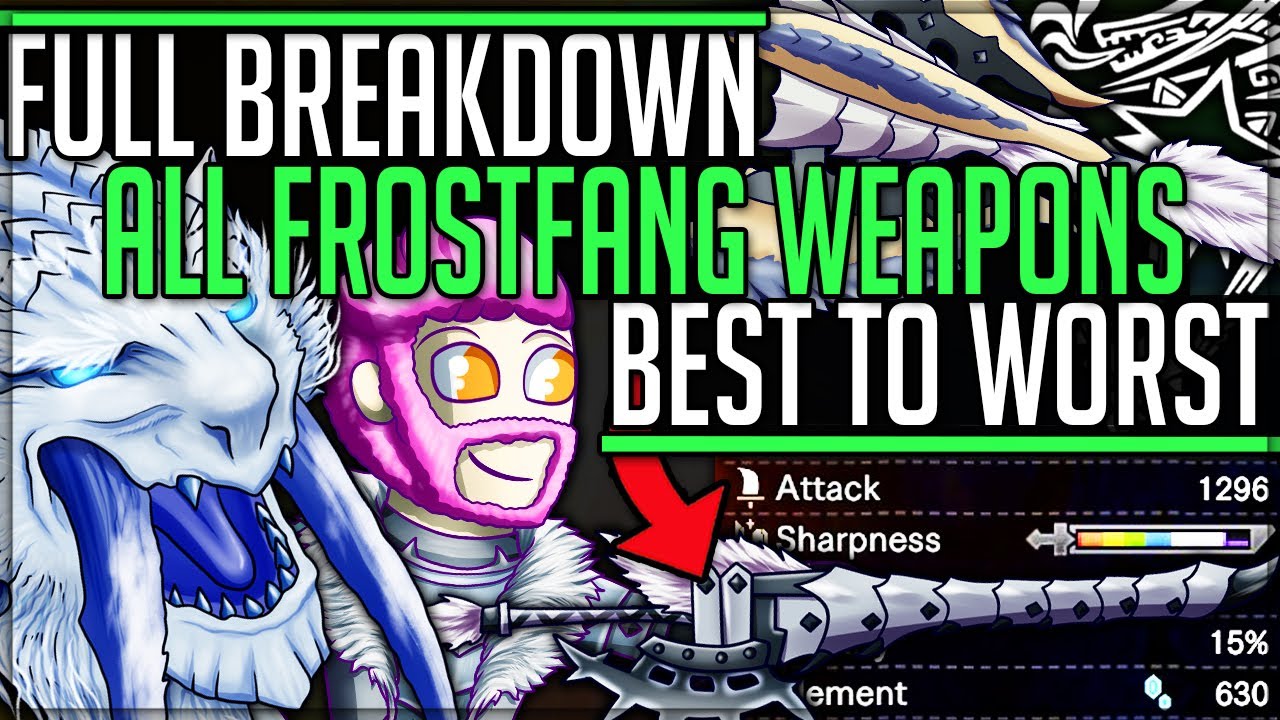 All 14 Frostfang Barioth Weapons are Amazing - Breakdown + Showcase ...