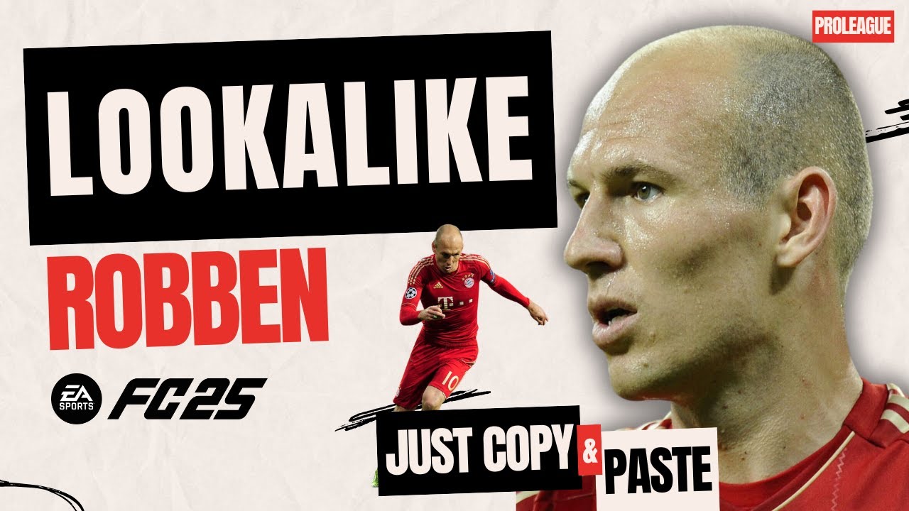 Create Robben in EA FC 25 - Best Build for Pro Club & Career Mode - YouTube
