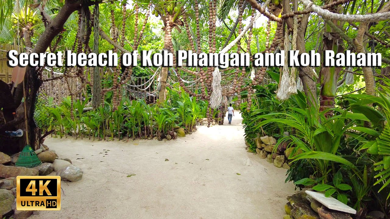 Amazing Secret beach of Koh Phangan and Koh Raham | Virtual walking ...