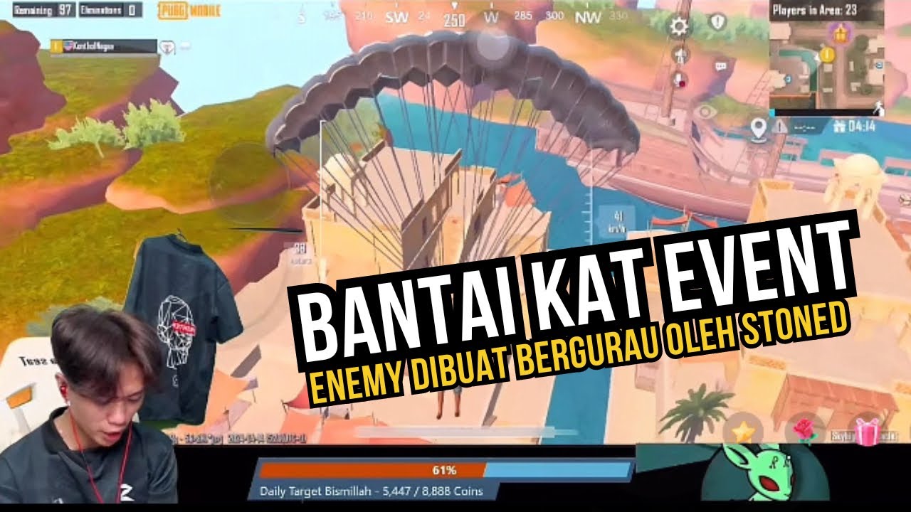BANTAI KAT EVENT !! ENEMY DIBUAT BERGURAU KAT KLASIK - YouTube