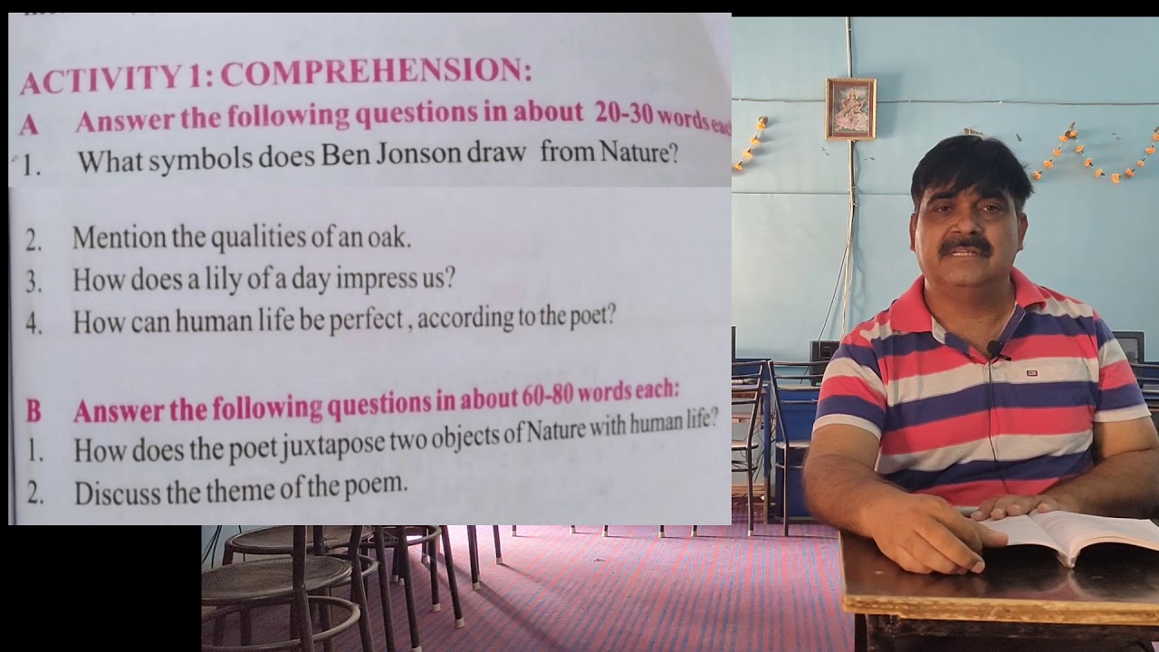 rbse-class-12-english-compulsory-poem-1-question-answer-bkarora-youtube