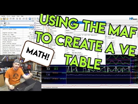 VE Table From Mass Air Flow Sensor, Creating A SD Table From Scratch ...
