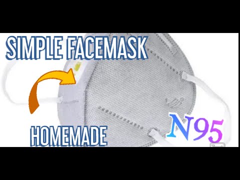 Make Fabric N95 Face Mask At Home ! DIY Face Mask!!Home Made Easy ...