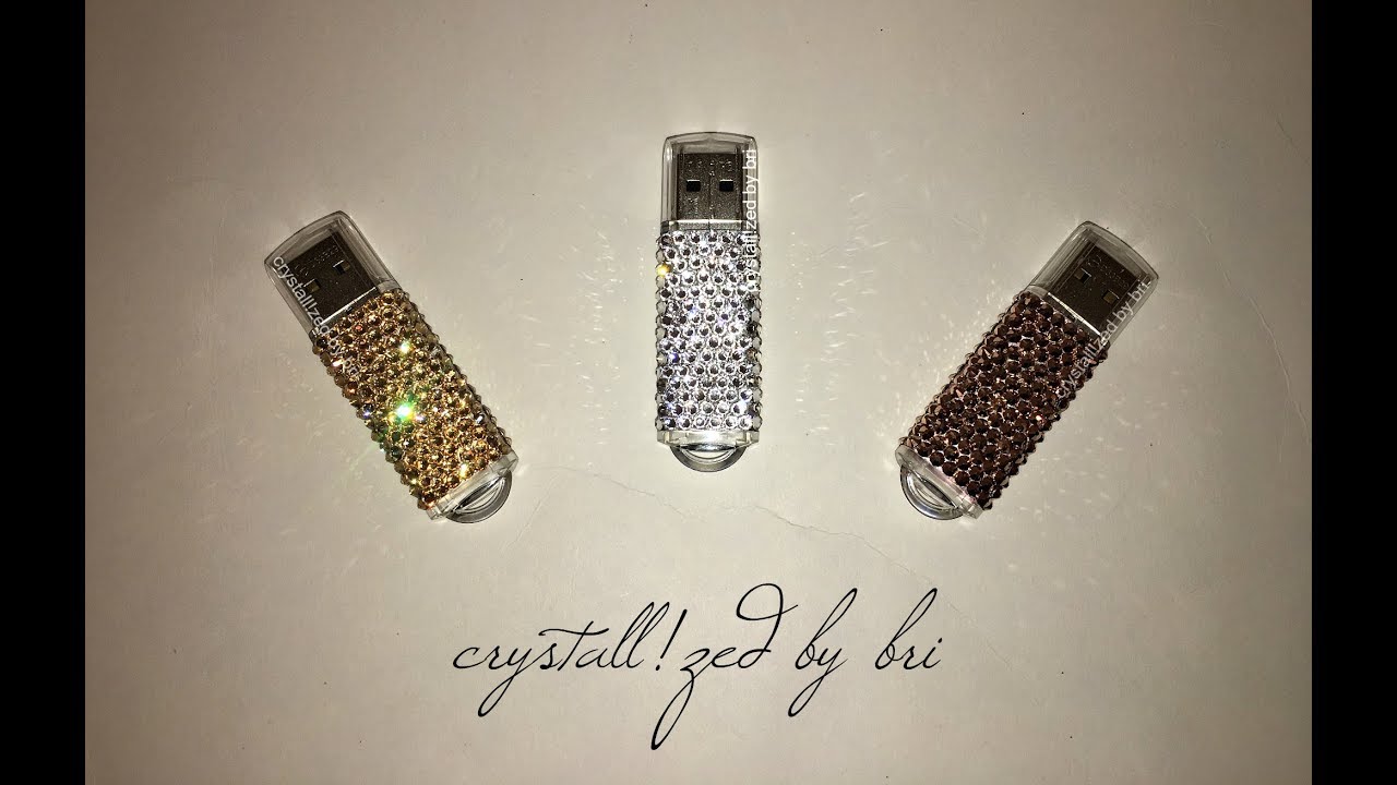 Swarovski Crystal USB Memory Sticks Mac Microsoft Computer Crystallized ...