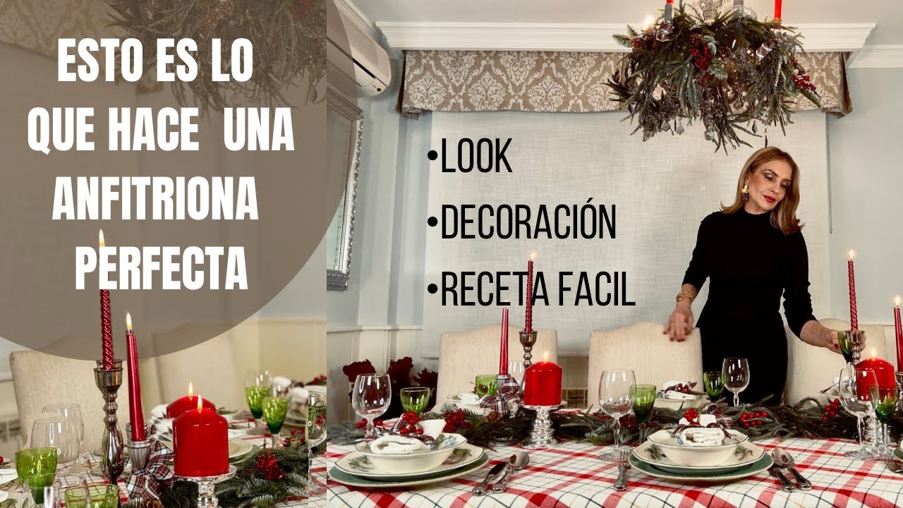 ASÍ ES CÓMO SE RECIBEN INVITADOS EN CASA / La MESA de NAVIDAD LOW COST ...