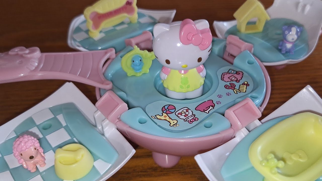 5 Minutes Satisfying Video with Unboxing Hello Kitty Pet House - YouTube