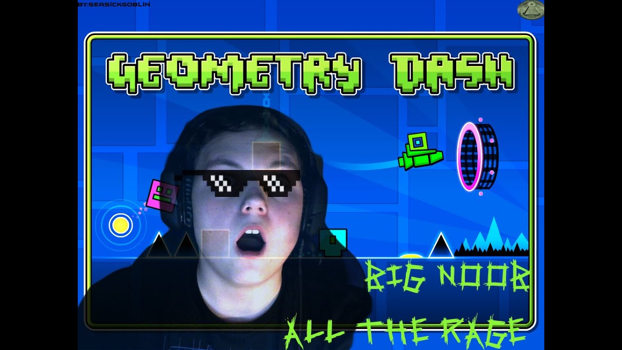 NOOB?! Geometry Dash (Level 1) - YouTube