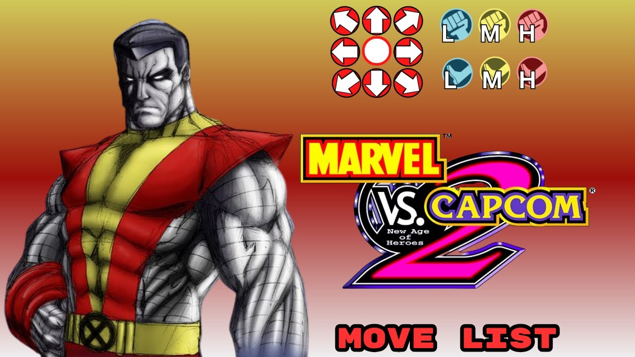 MvC2 - Colossus Move List - YouTube