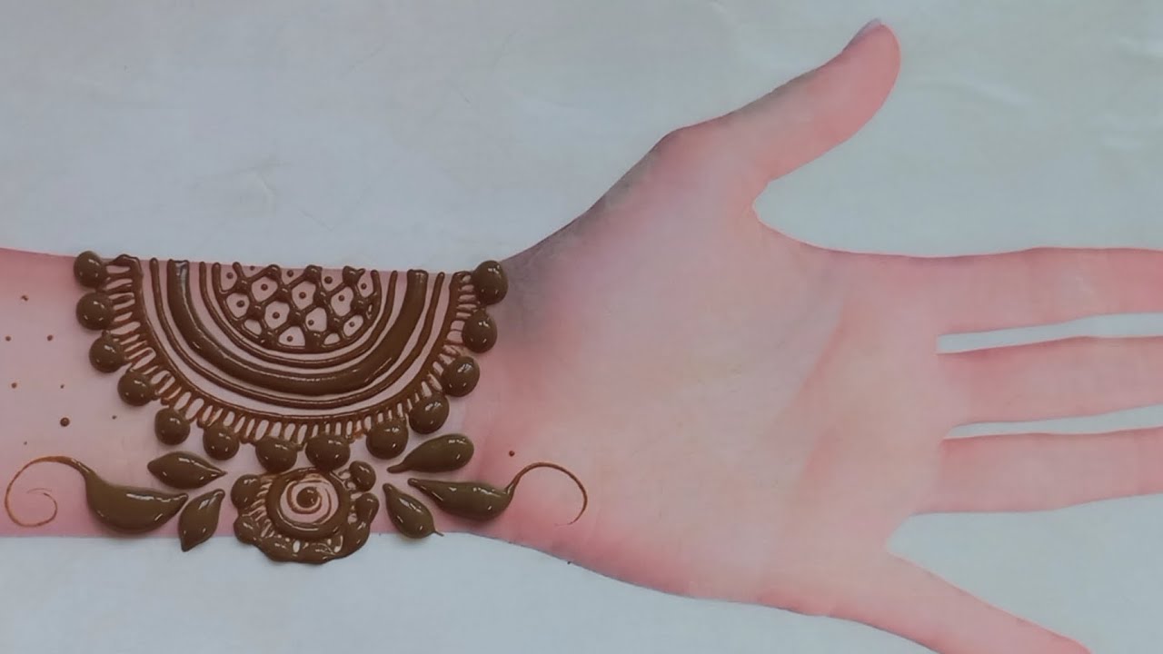 Simple easy beautiful mehndi design for beginner ️//Mehndi ka design//Mehndi designs//Mehndi ...