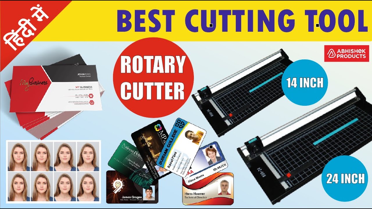 🔪 Best Rotary ID Cards Cutter for Passport Photos, Visiting Cards ...