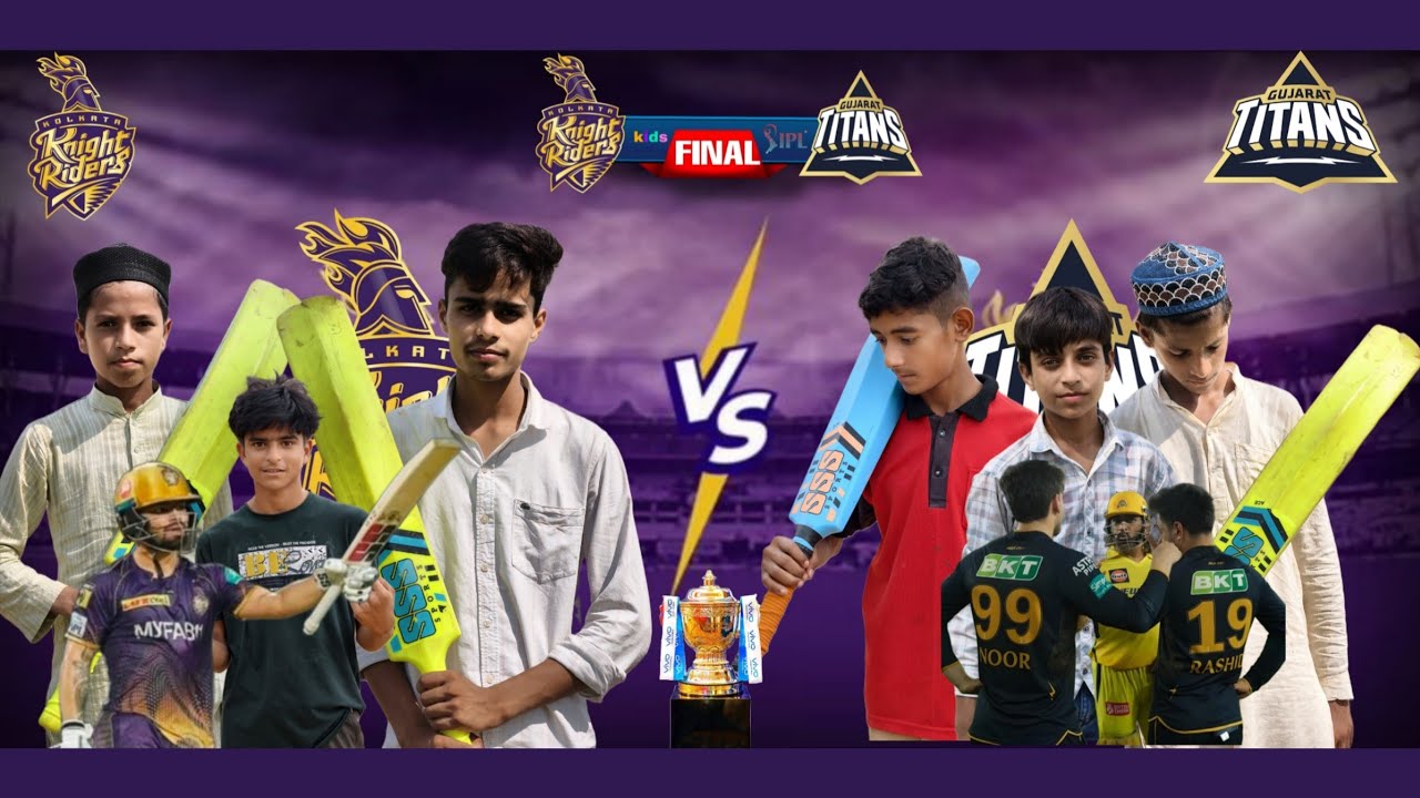 Final match | GT🔥 vs KKR🐯 | kids Ipl full match highlights | #cricket # ...