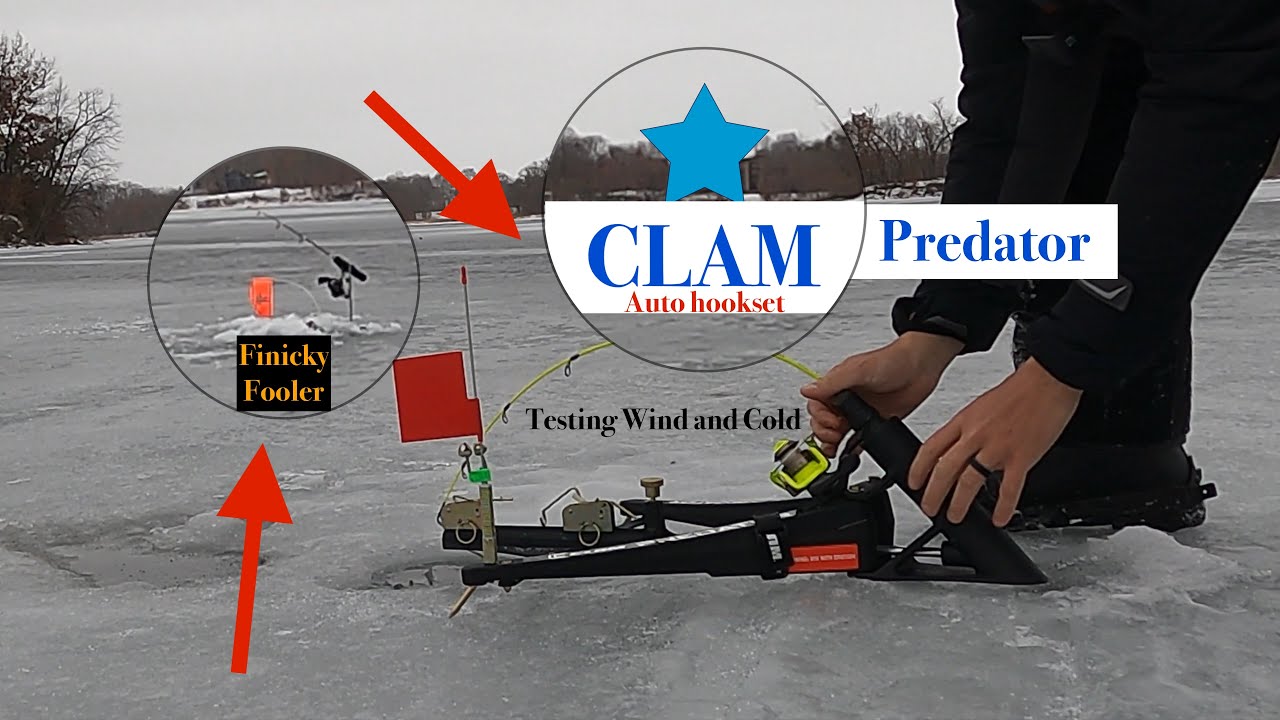 Testing Clam Predator automatic hook setting - YouTube