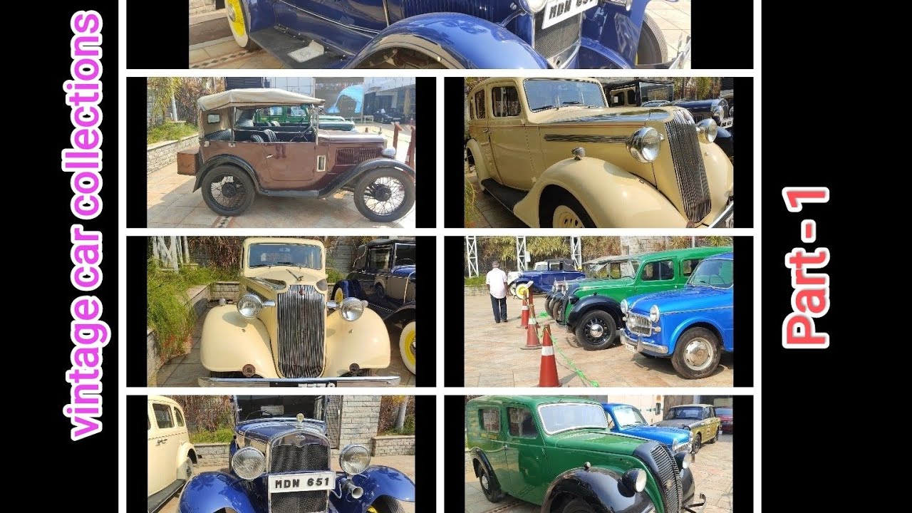 Vintage car collections -part - 1 / golden classical cars - YouTube