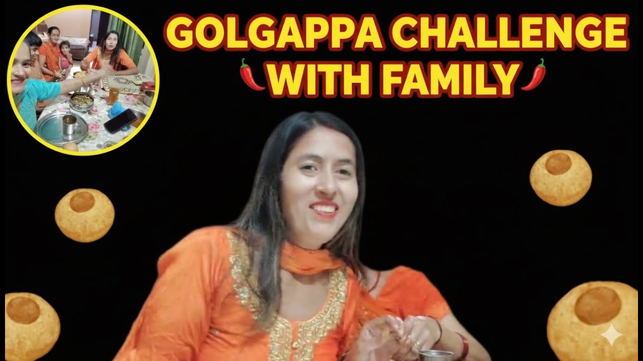 Golgappa challenge with family₹500 mei sabse pahle kisne golgappe ka ...