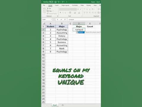 How to Count Duplicate Values in Excel - YouTube