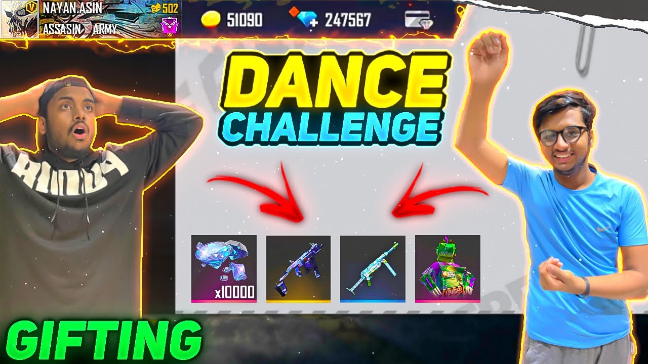 Gifting Diamonds And Rare Bundles In Small Brother Id 😱 - Garena Free ...