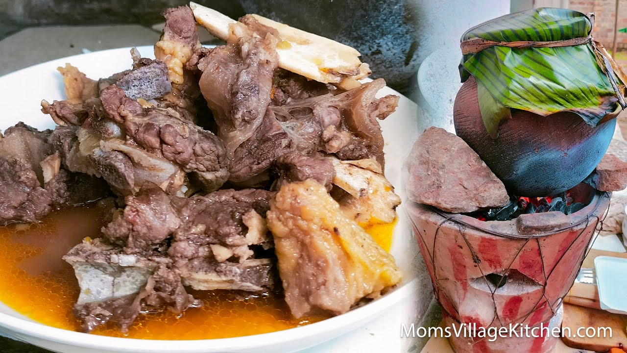 How To Cook Beef - Meat in a Clay Pot - Ugandan African Food - Mom's ...
