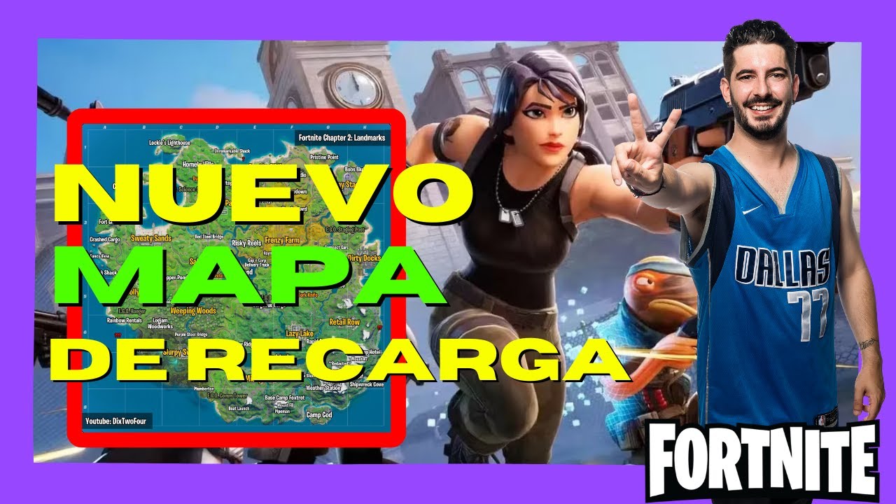⚠️NUEVO MAPA de RECARGA Y MAPA de EXPERIENCIA ILIMITADA en FORTNITE 💣 ...