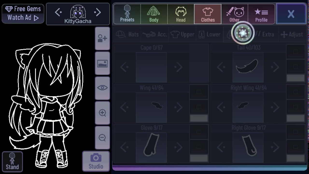 How to make a gacha club character outlines rainbow (or any other color ...