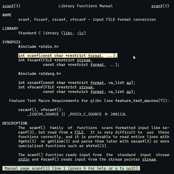 The Scanf C Function Shorts Cprogramming Coding Programming Youtube