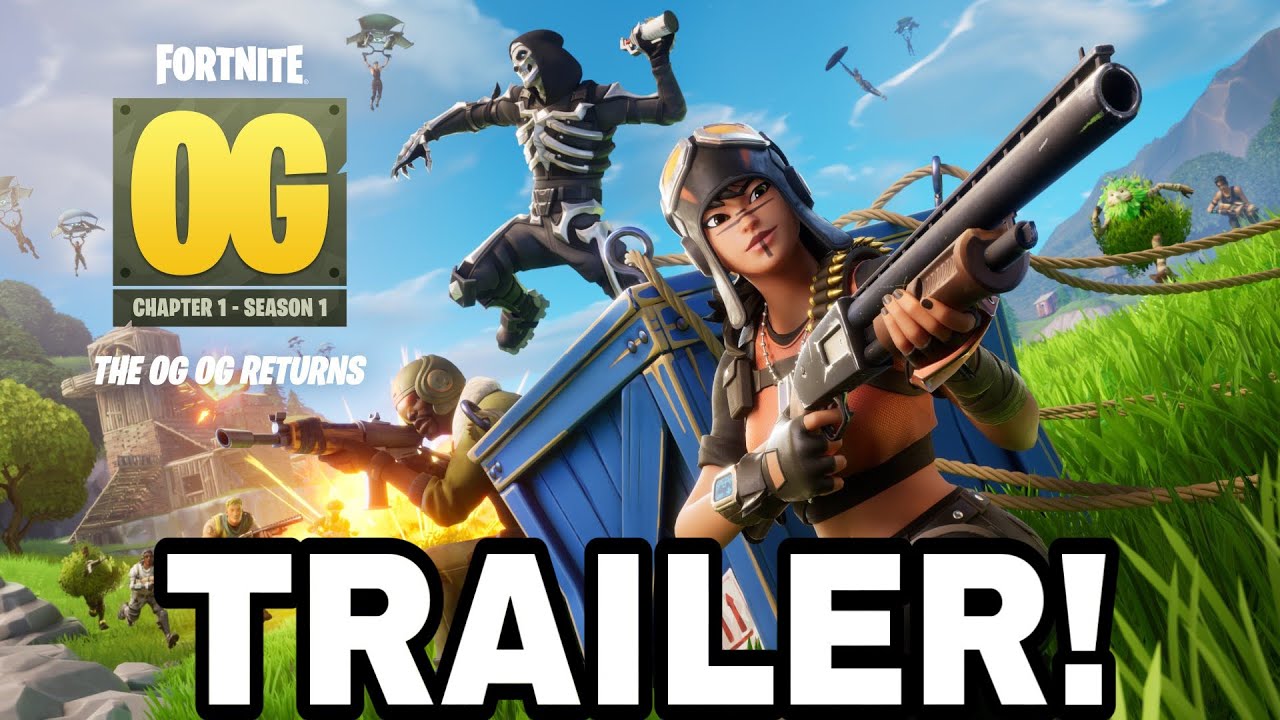 Fortnite OG Chapter 1 Season 1 Mode Update: FULL Trailer! 😁 (OG IS BACK ...