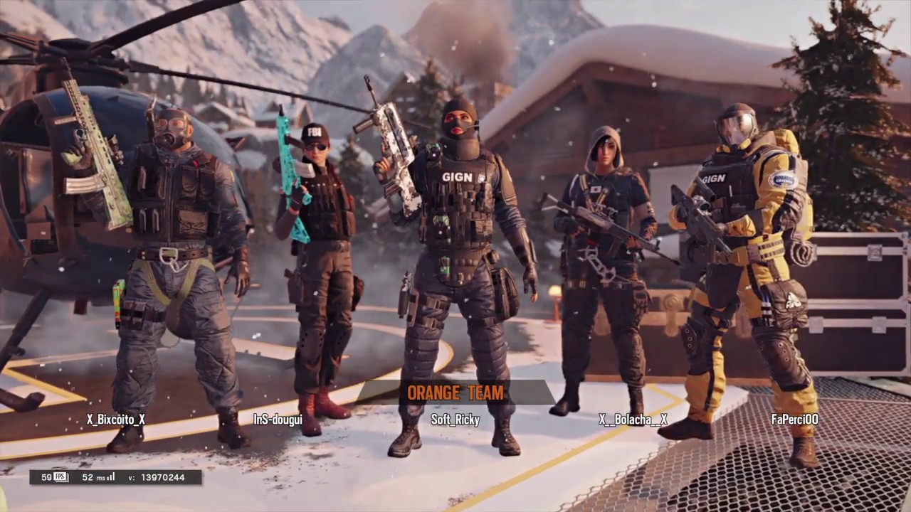 1v4 Clutch win R6S (Full Round|No Comment) - YouTube