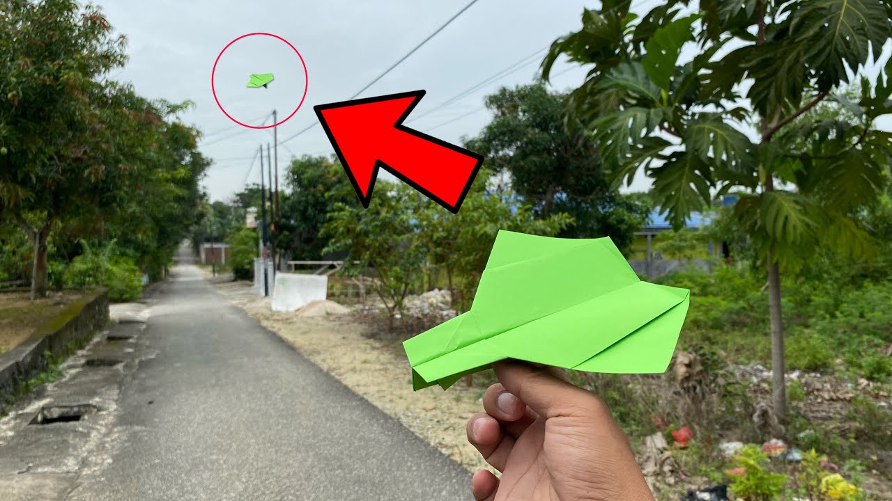 How To Make a paper Airplane Sky Hammer - YouTube