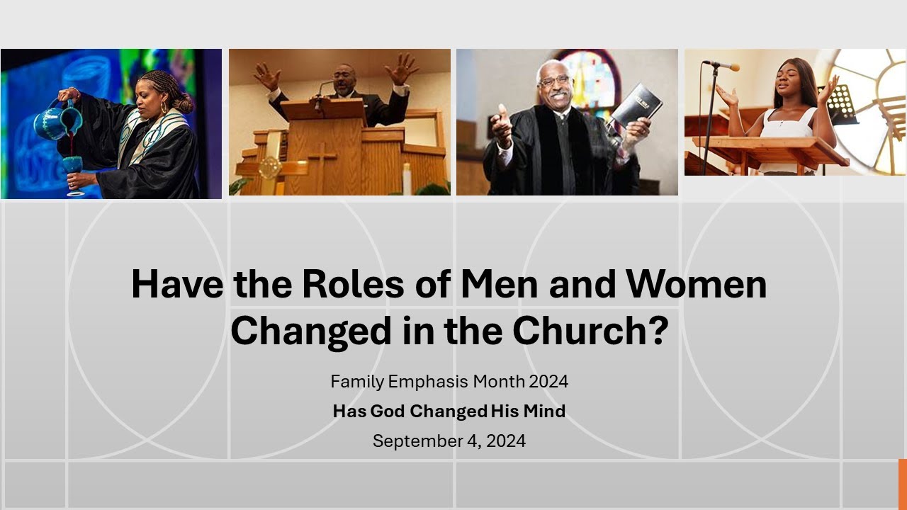 Have the Roles of Men and Women Changed? | September 4, 2024 - YouTube