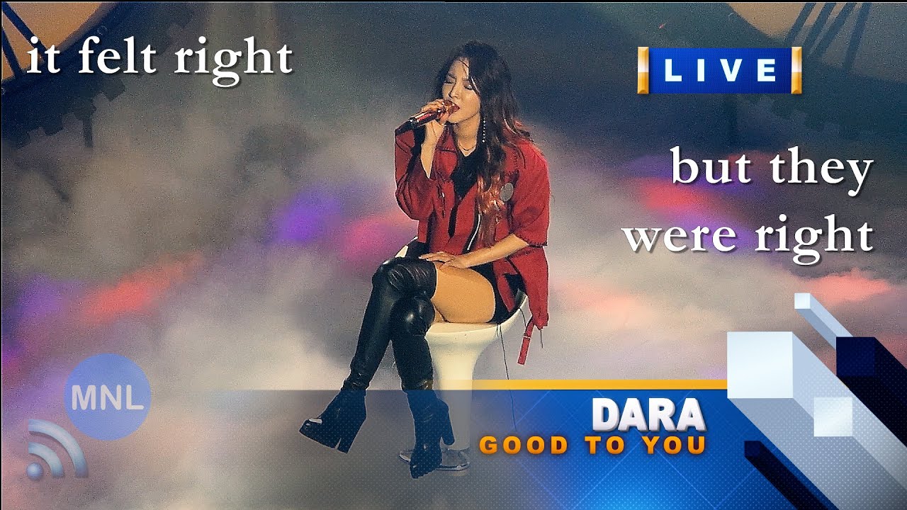 [LYRICS] IT HURTS x GOOD TO YOU x MISSING YOU (2NE1) (Dara) Momentum Live MNL [8K] - YouTube