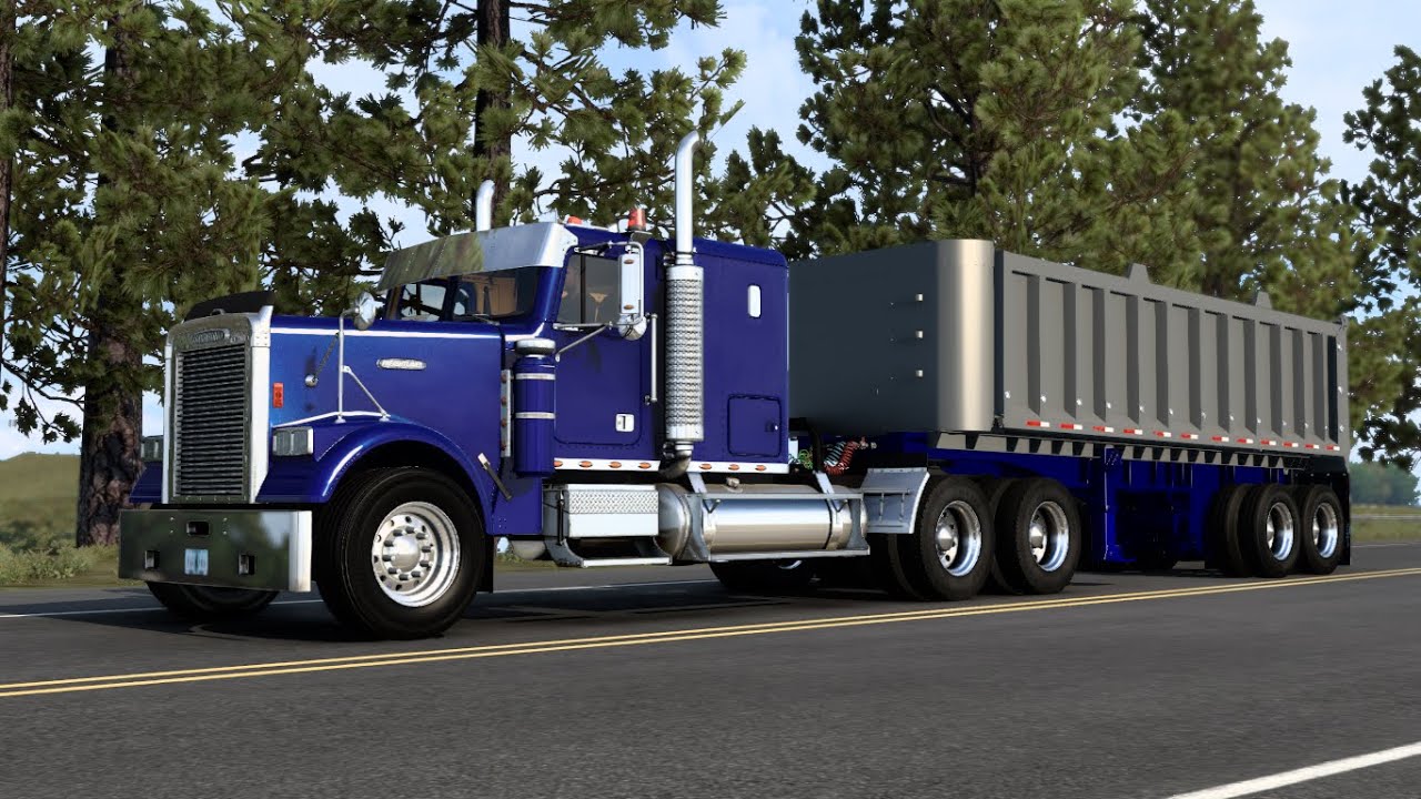 Ats Mods - Freightliner FLC | Cat 3060e - Ats 1.40 - YouTube