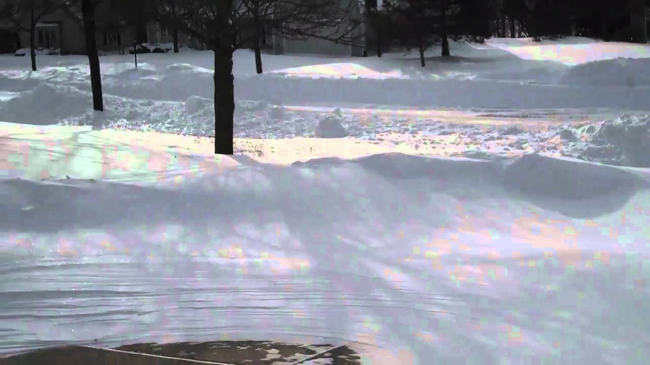 February 2011 Blizzard - morning after - YouTube