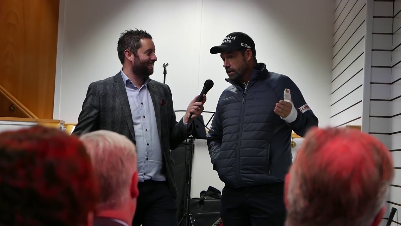 Pádraig Harrington opens the Spawell Golf Academy in Dublin - YouTube