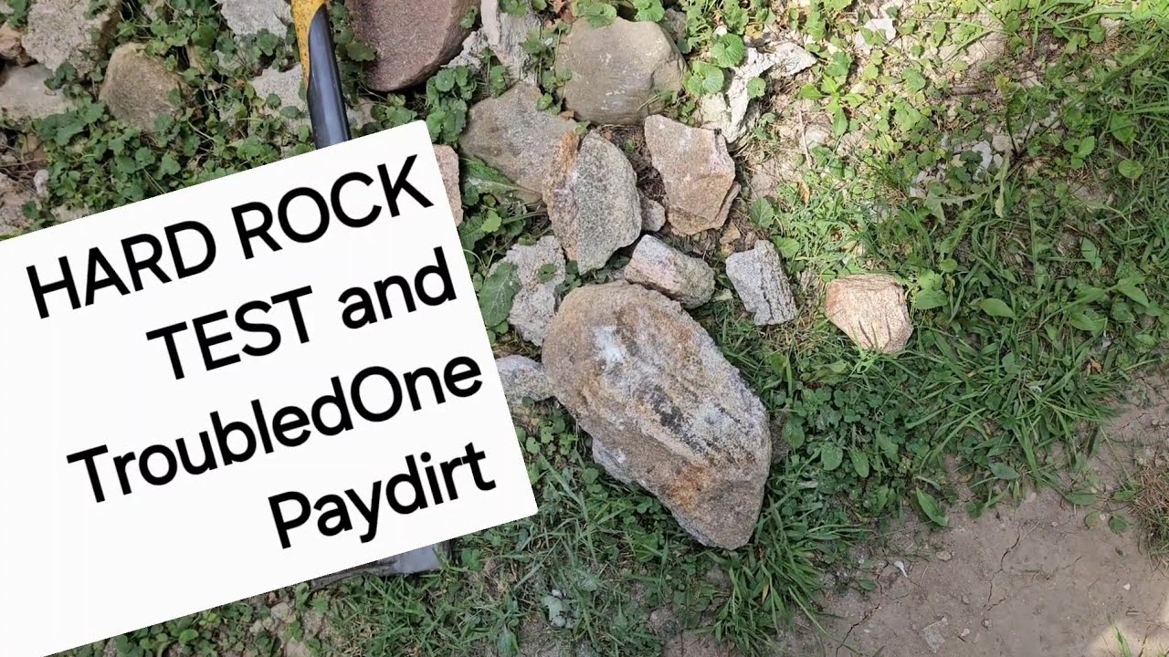 @TroubledOnePaydirt and TESTING HARD ROCK MATERIAL for GOLD ( watch to ...