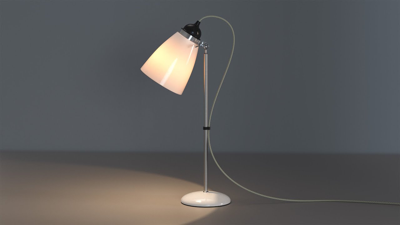 Render a Realistic Lamp in KeyShot - YouTube