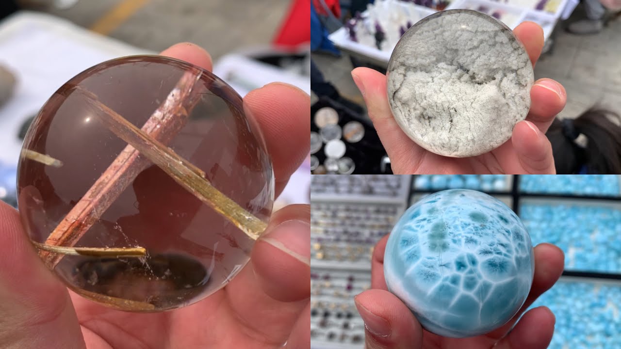 Eight Different Types of Crystal Balls (4K Crystal Ball Footage) - YouTube