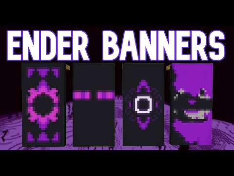 ✔ TOP 4 ENDER BANNERS IN MINECRAFT TUTORIAL!