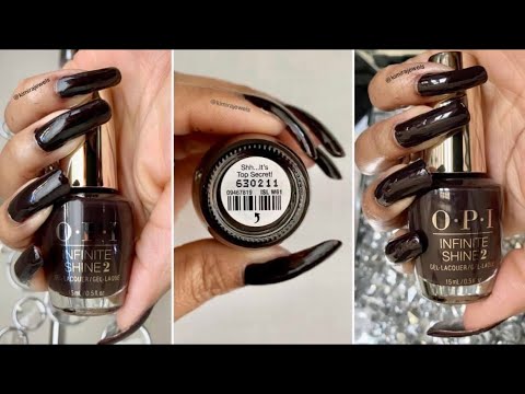 FALL NAILS & HACK FOR CLEANING NAILPOLISH | OPI Shh It’s Top Secret ...