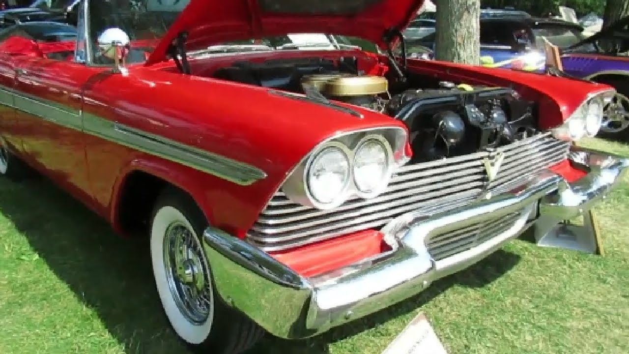 AMAZING '58 PLYMOUTH BELVEDERE CONVERTIBLE IN GRANBY QC 7-26-19 - YouTube