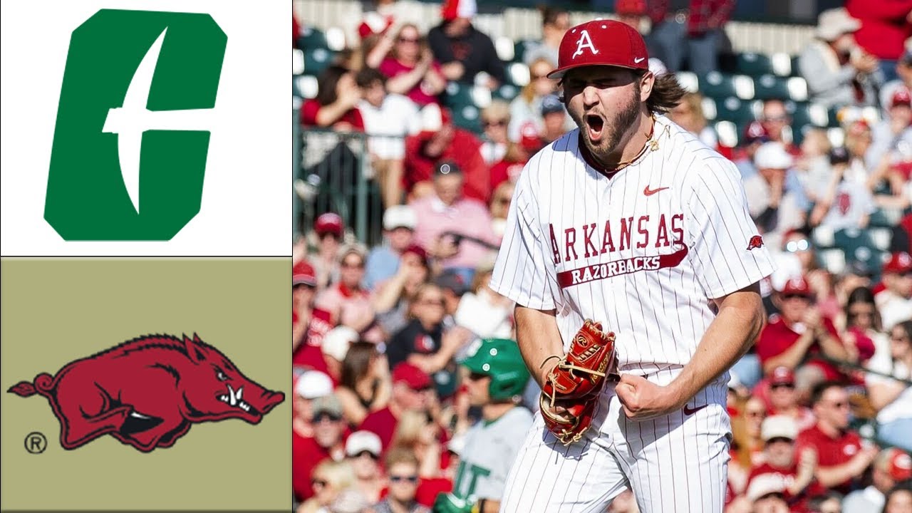 #4 Arkansas Razorbacks vs. Charlotte 49ers FULL GAME FINAL - 9 | Mar 2 ...
