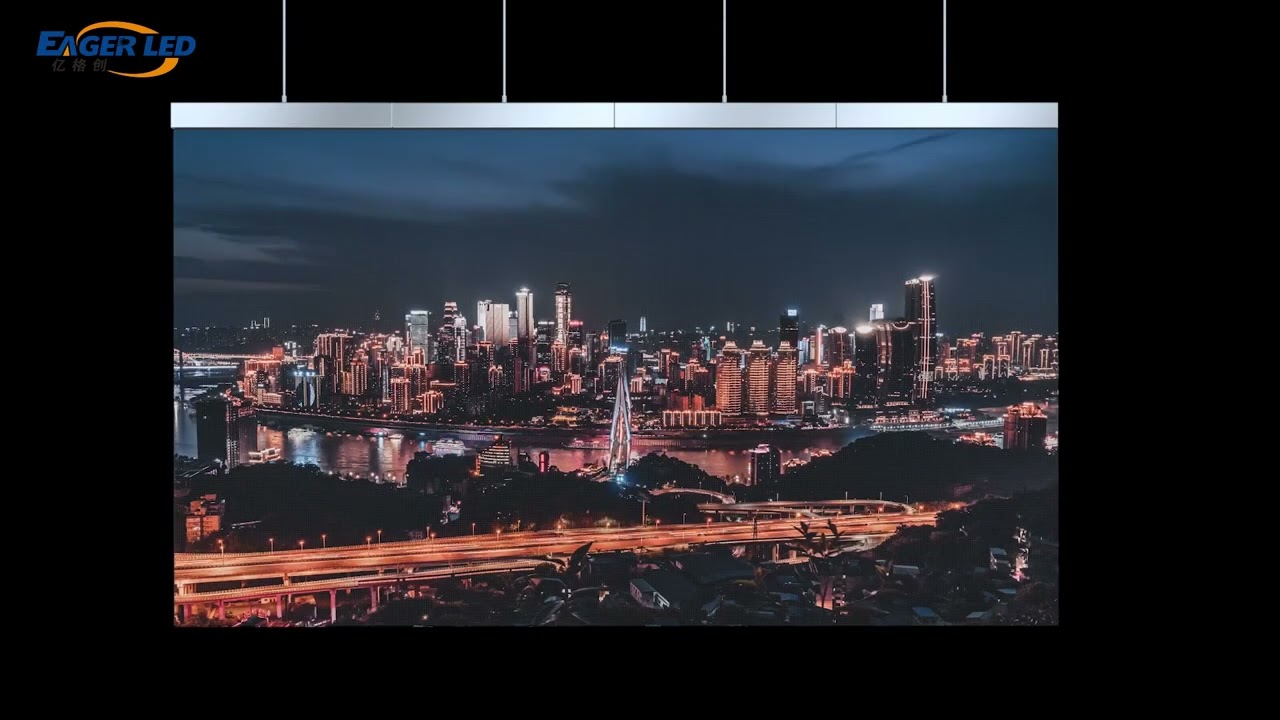 Eagerled 640x480mm Indoor Front Service LED Display EA640F2 Series Details - YouTube