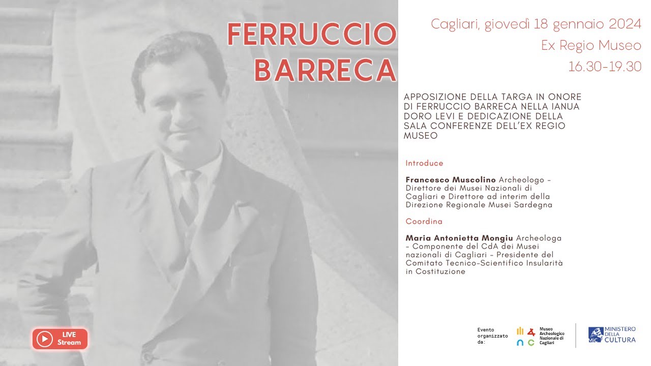 Ferruccio Barreca - Apposizione targa e dedicazione della sala ...