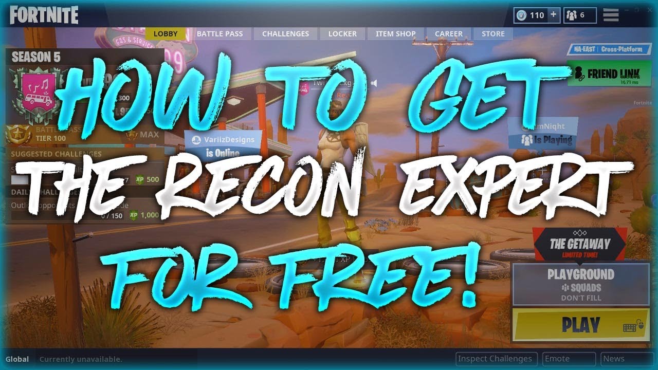 How To Get The Recon Expert For Free! (Works In Game!) - YouTube