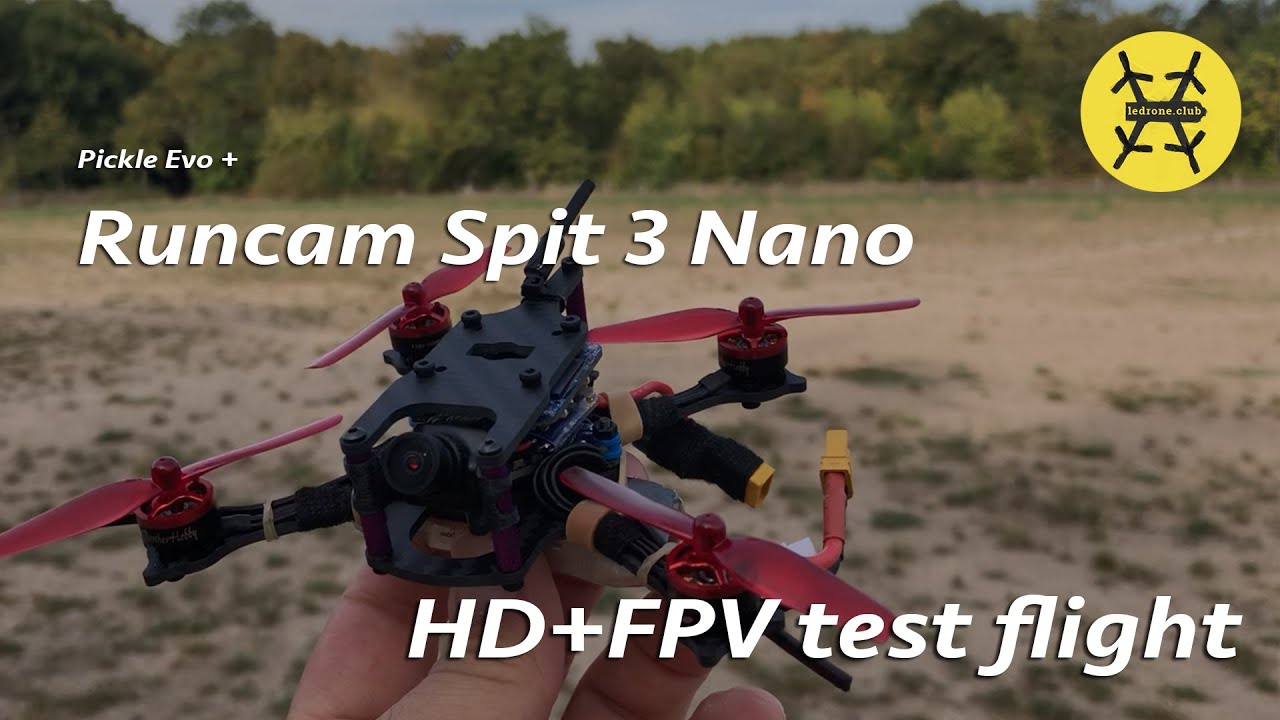 Runcam Split 3 Nano flight footage on a Pickle Evo - YouTube