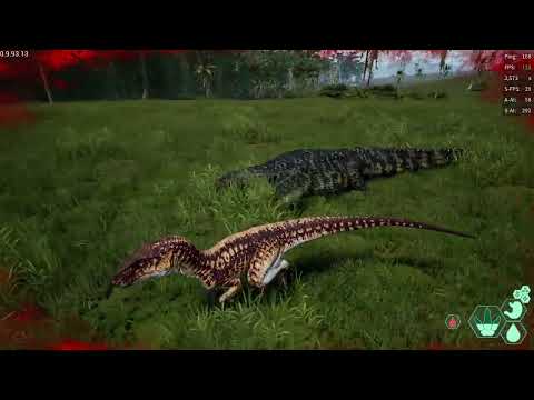 The moon walking deino | The Isle - YouTube