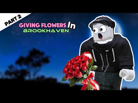 I Spent Flowers In Roblox Brookhaven - YouTube