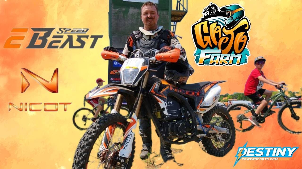 Nicot E-Beast at VooDoo Ranch Sprint Enduro 2023 Test #5 - YouTube