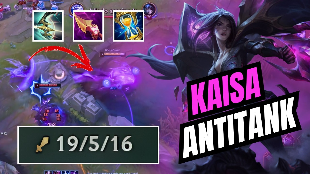 La BUILD clasica de KAISA para bajar TANQUES ESTA ROTA! | POKE y DPS ...